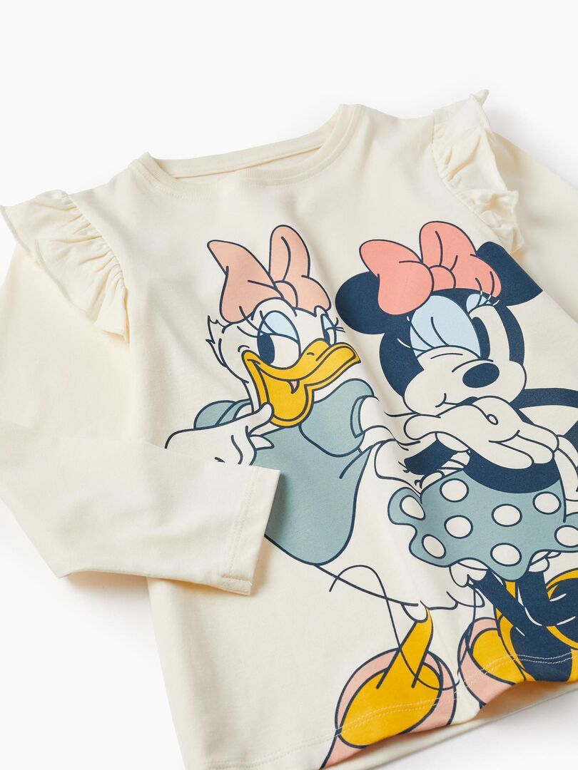 T-shirt à manches longues beige clair de Disney pour fille MINNIE ...