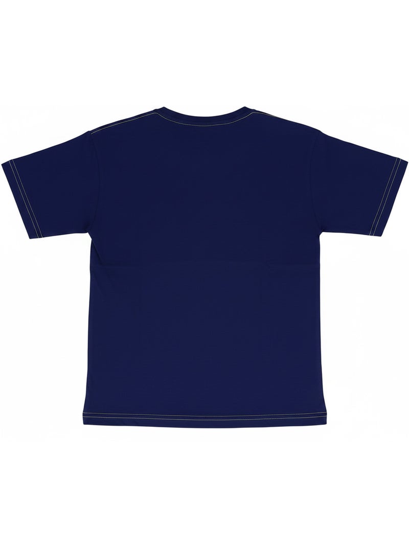T-shirt enfant manches courtes Bowser - marine - Bleu marine - Garçon ...