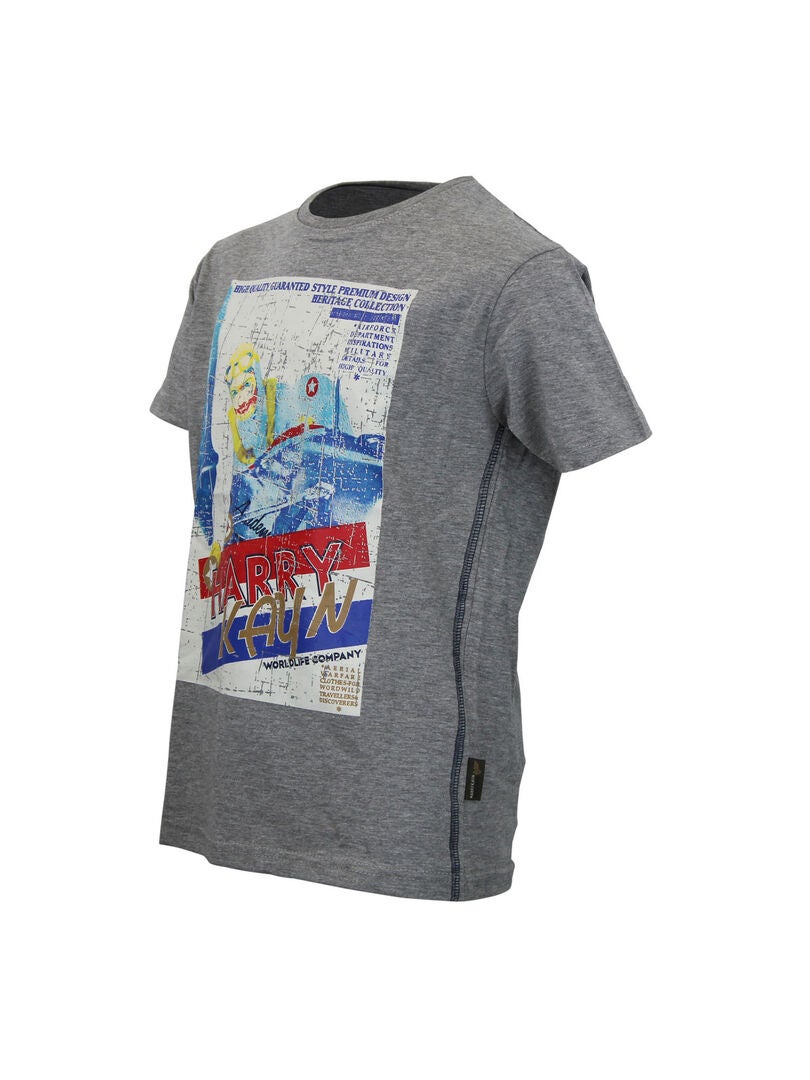 T-shirt garçon ECETUP - HARRY KAYN - Gris - Kiabi - 13.90€