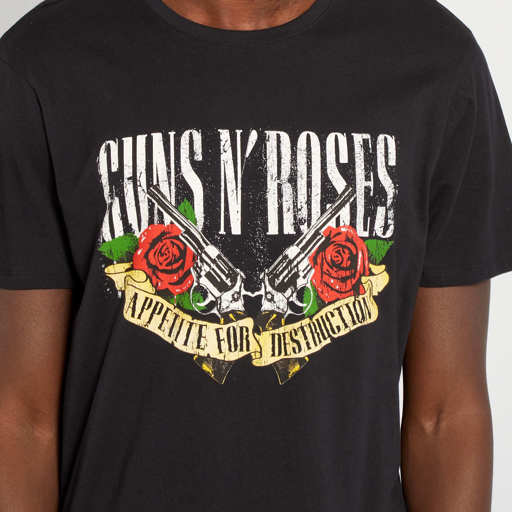 T-shirt 'Guns N' Roses' homme - noir - Kiabi - 10,00€