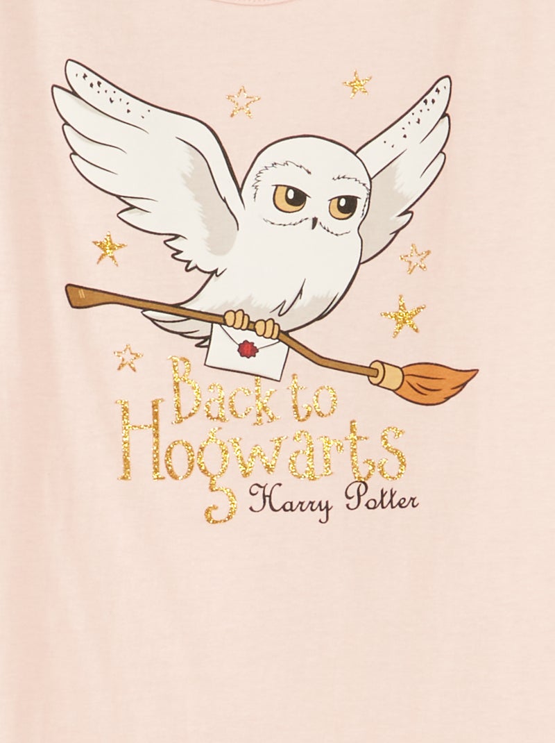 T-shirt 'Harry Potter' 'Hedwige' - rose - 4.50€ - Kiabi