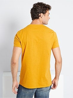 T-shirt Vêtements homme | jaune | Kiabi