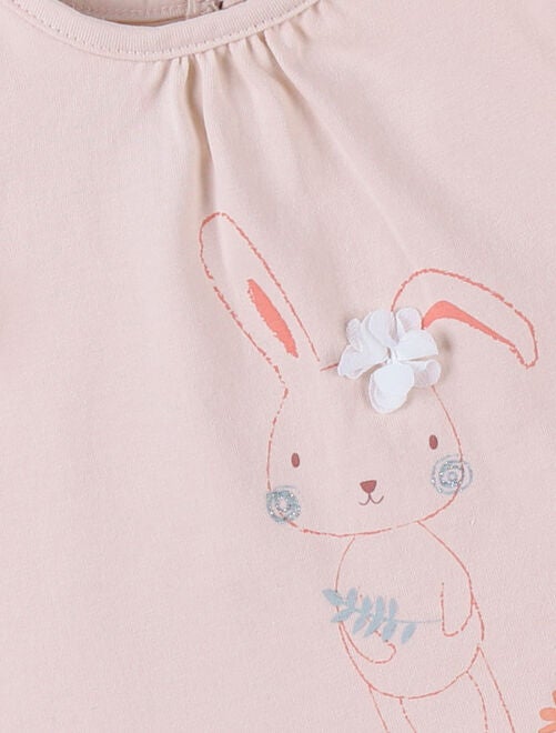 Tee shirt lapin fille