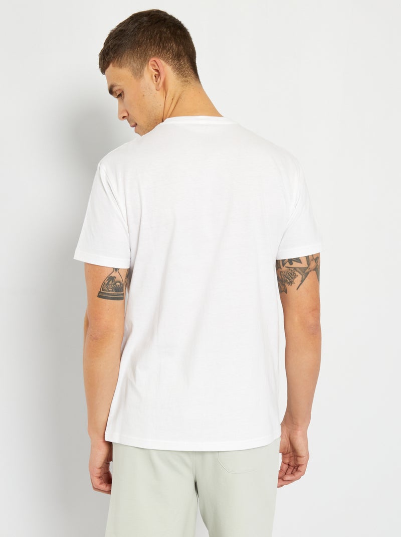 T-shirt 'One Piece' - blanc - 7.00€ - Kiabi