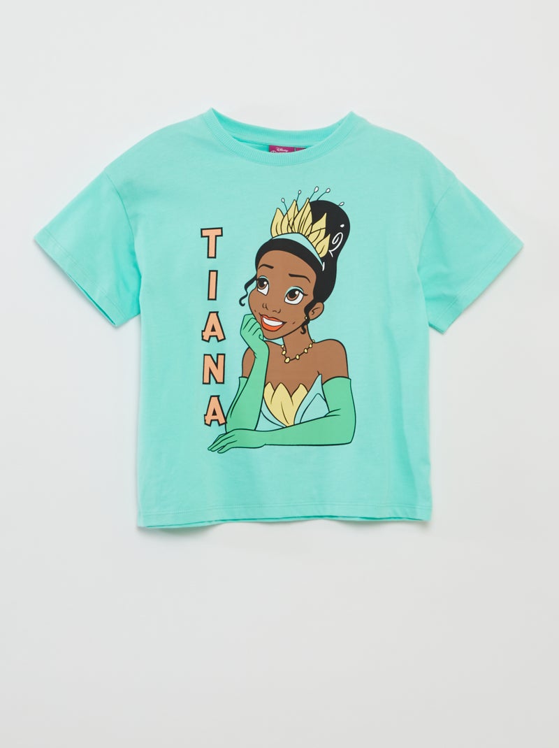 T-shirt 'Tiana' 'Disney' - VERT - Fille - 5.00€ - Kiabi
