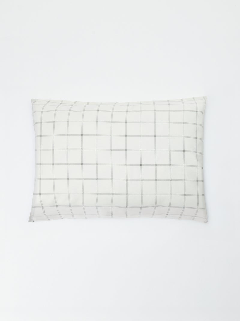 Taie d'oreiller unie (50 x 70 cm) - Kiabi Home - Blanc cassé - Maison ...