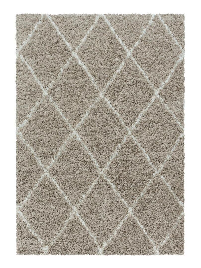 Tapis berbère style SHAGGY A OEKO-TEX® - Beige - Kiabi - 54.99€