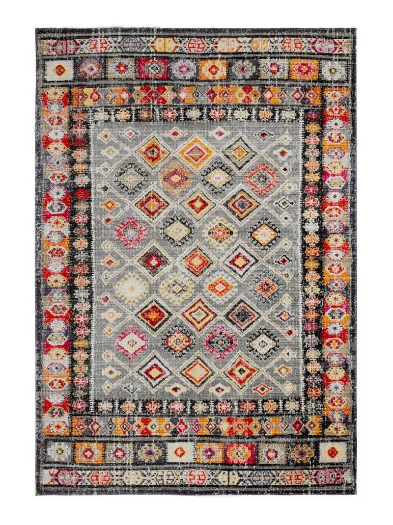 Tapis berbère tissé motif saharien CLARK 1 - Multicolore - 0.00€ - Kiabi