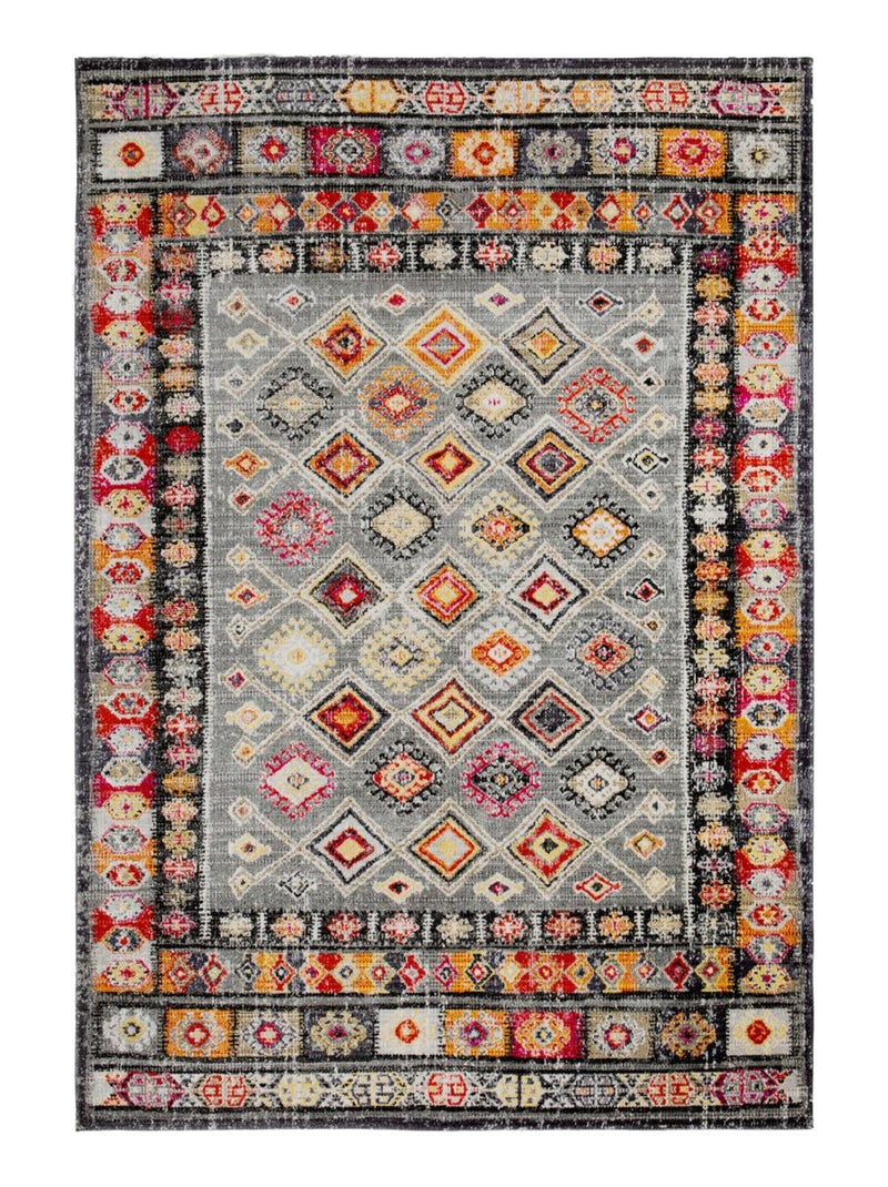Tapis berbère tissé motif saharien CLARK 1 - Multicolore - 0.00€ - Kiabi