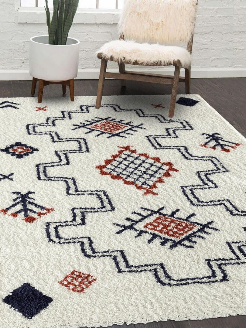 Tapis berbère tissé motif saharien COOLSHAG 1 - Multicolore - Kiabi - nu€
