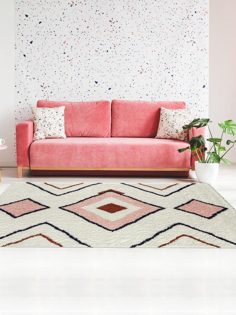 Tapis berbère tissé motif saharien COOLSHAG 2 - Multicolore - Kiabi ...