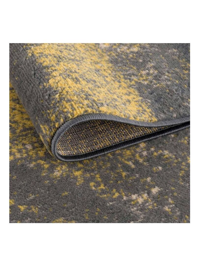 Tapis design intérieur rayé rectangle Colombus - Jaune - Kiabi - 75.98€