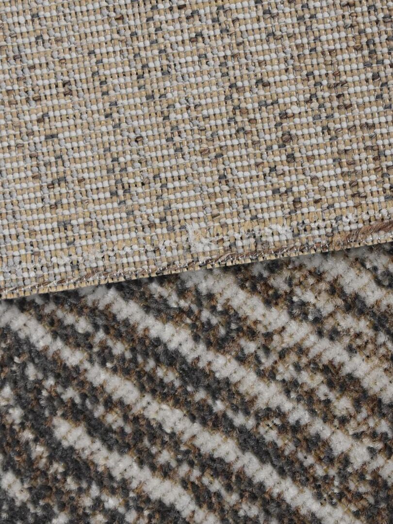 Tapis extérieur tissé kilim rectangle EXT SEMA - Gris - Kiabi - nu€