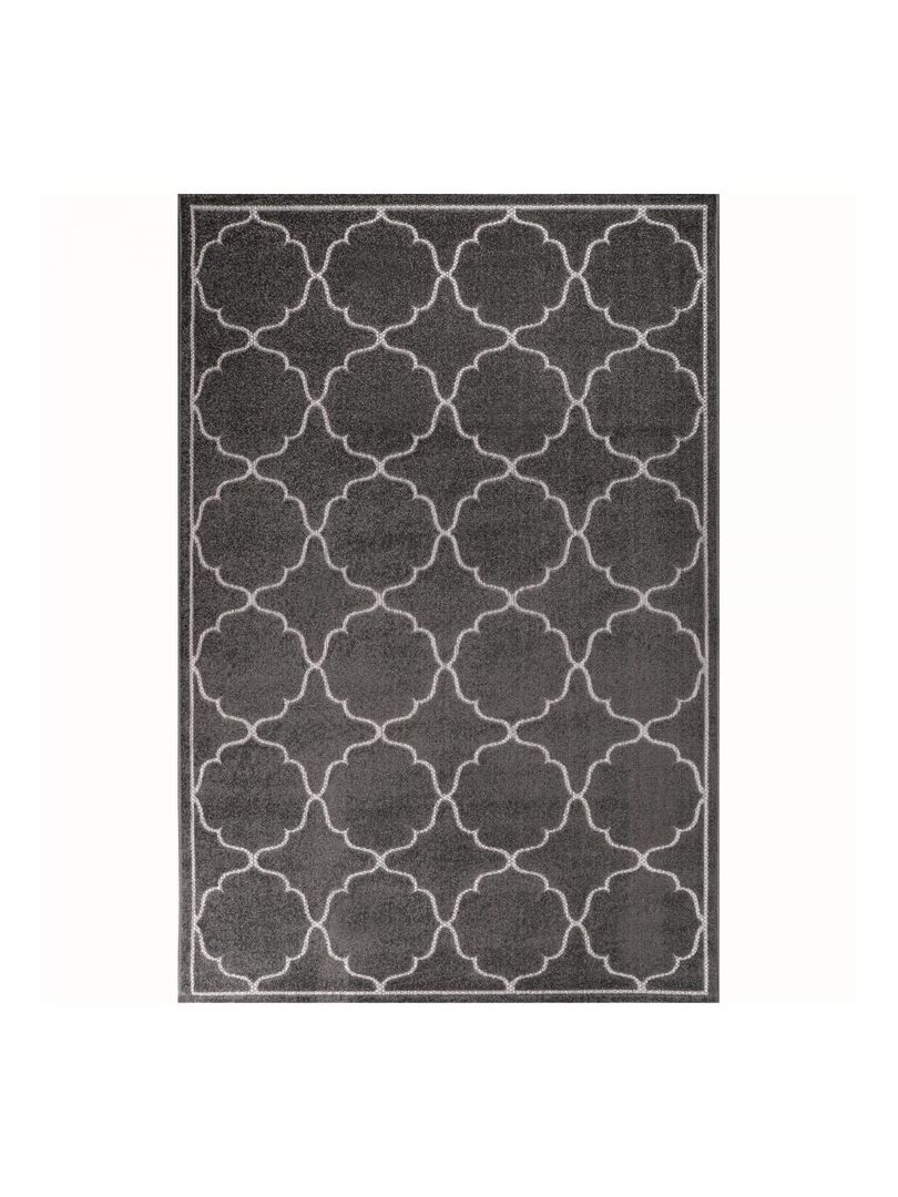 Tapis extérieur tissé kilim rectangle KUMA - Gris - Kiabi - 49.99€