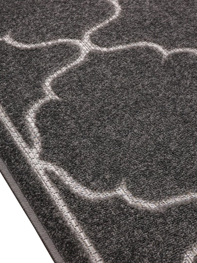 Tapis extérieur tissé kilim rectangle KUMA - Gris - Kiabi - 49.99€