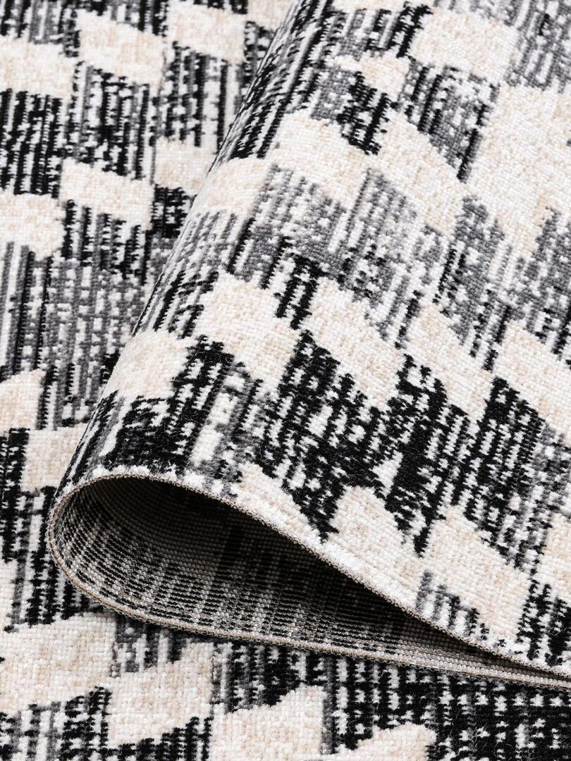 Tapis extérieur tissé kilim rectangle SANDRINE - Gris - Kiabi - 69.99€