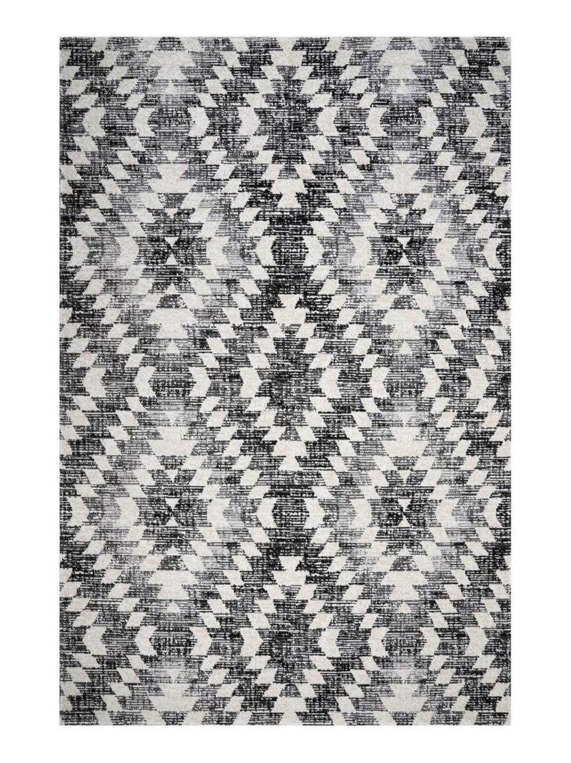 Tapis extérieur tissé kilim rectangle SANDRINE - Gris - 59.99€ - Kiabi