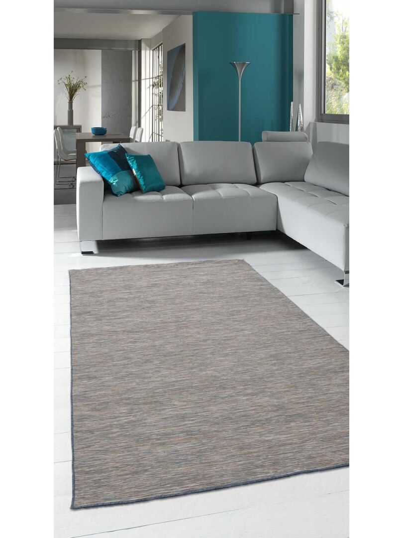Tapis extérieur tissé kilim rectangle SUNDANCE - Bleu - Kiabi - 39.99€