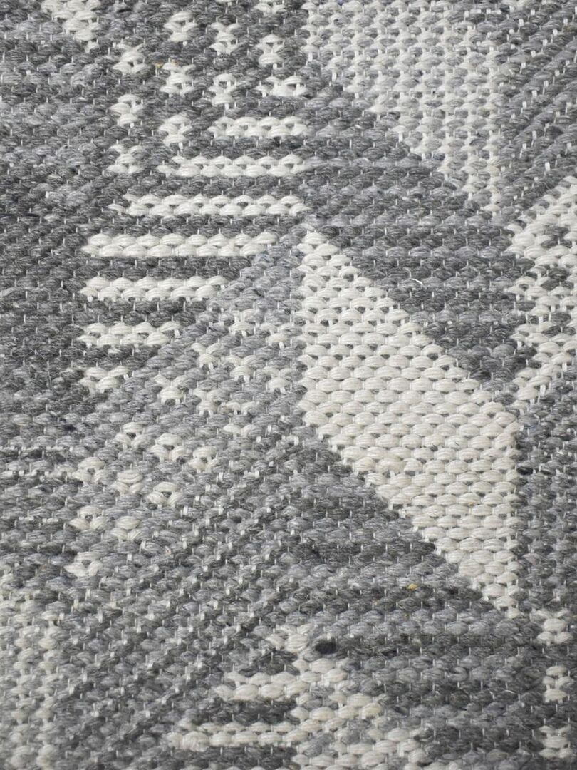 Tapis kilim tissé main en coton GEOGREY - Gris - Kiabi - 179.99€