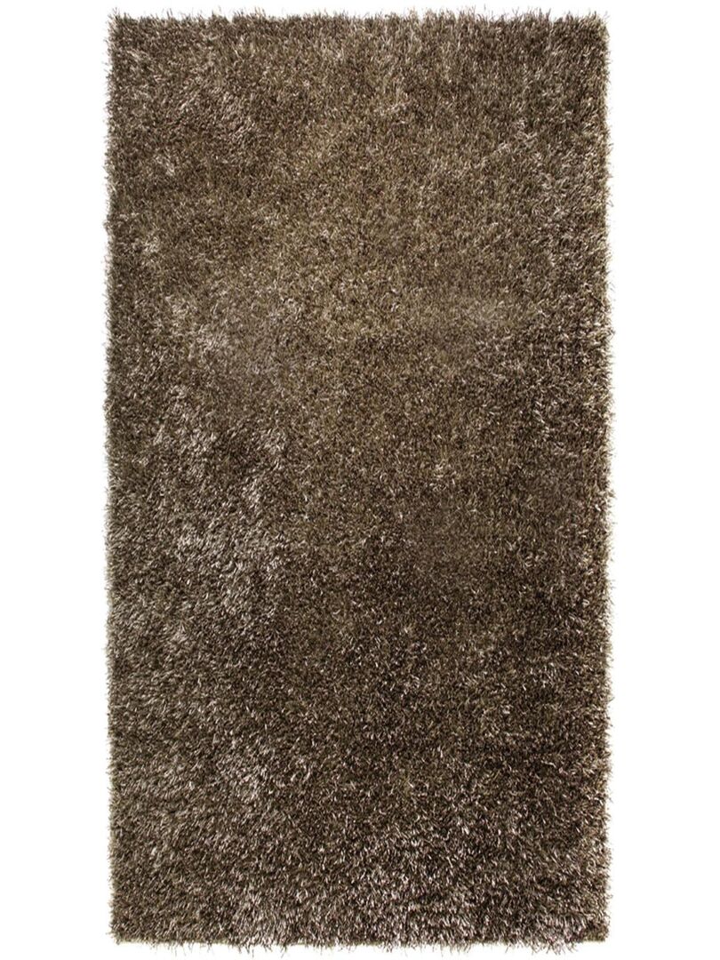Tapis longs poils shaggy tissé motif uni COLMOR - Marron - Kiabi - 106.99€