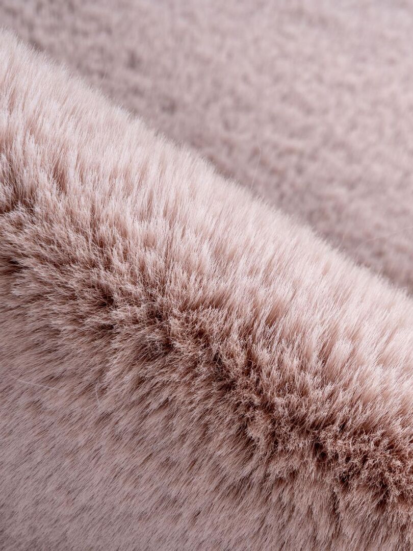 Tapis longs poils shaggy tissé motif uni SUPRADOU A - Rose - Kiabi - 84.99€