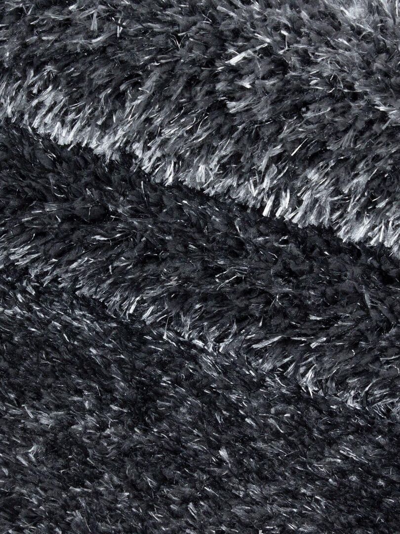 Tapis longs poils shaggy tissé motif uni UNI A - Gris - Kiabi - 59.99€