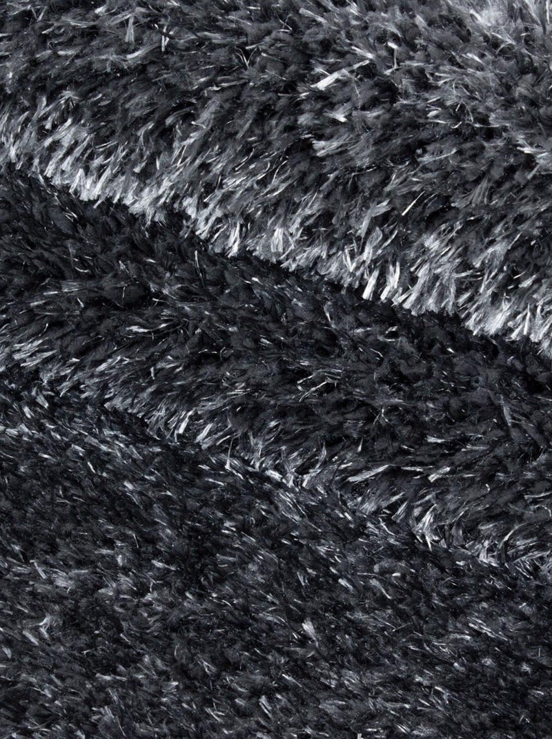 Tapis longs poils shaggy tissé motif uni UNI A - Gris - Kiabi - 46.99€
