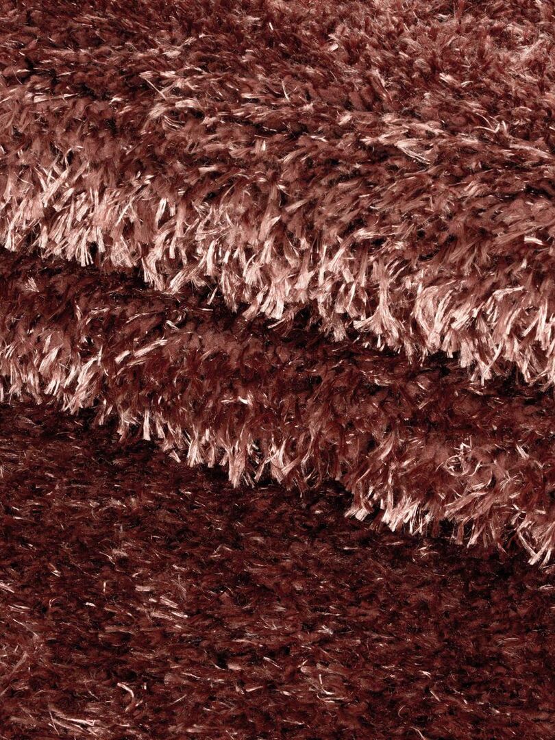 Tapis longs poils shaggy tissé motif uni UNI A - Marron - Kiabi - 119.99€