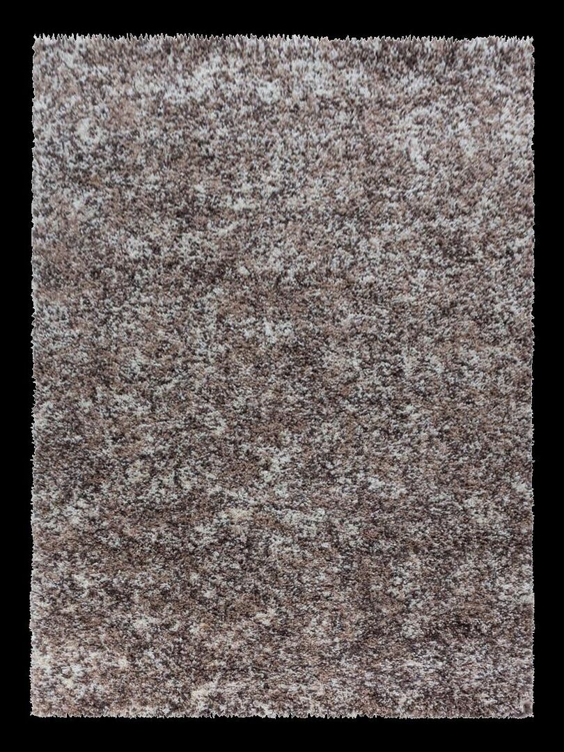 Tapis poils longs shaggy tissé motif faux uni UNI D - Beige - Kiabi - 54.99€