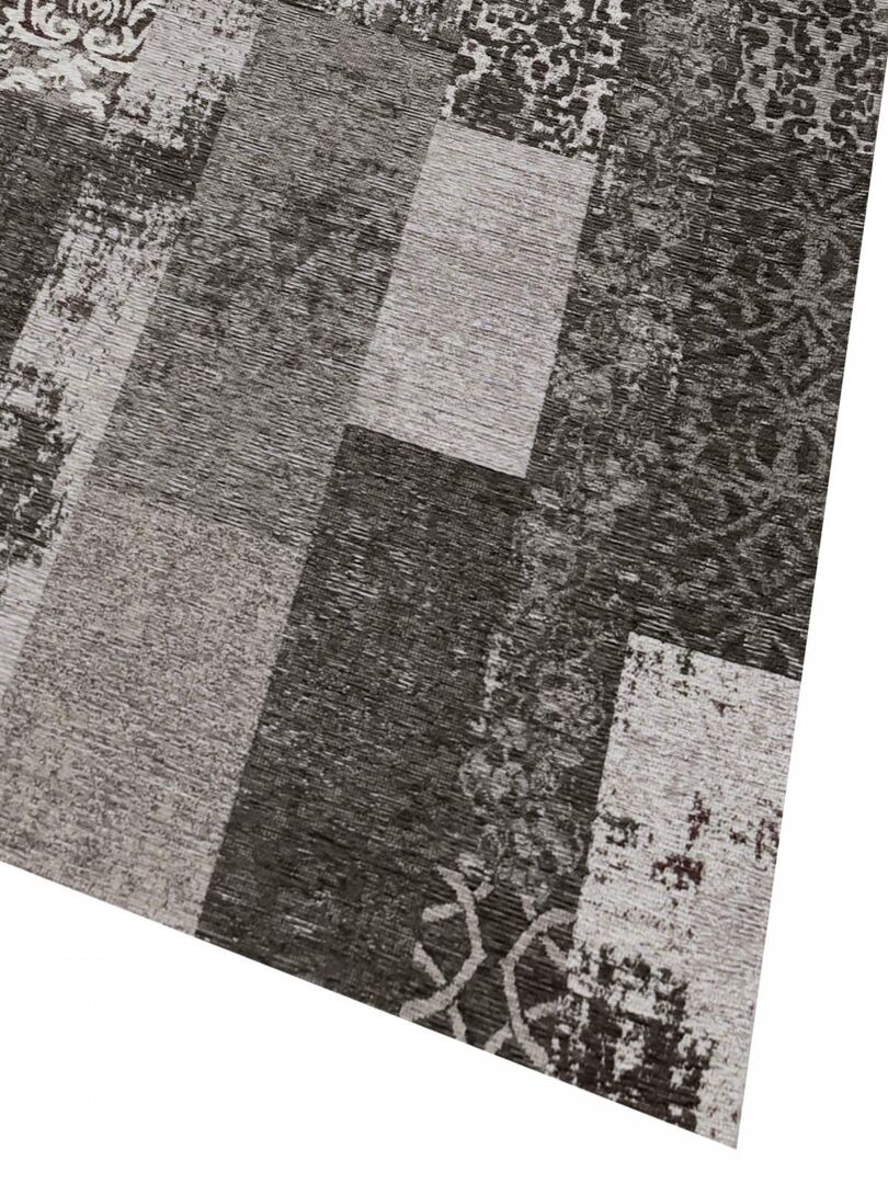 Tapis salon 160x230 MARADO TISSÉ À PLAT Gris OEKO TEX idéal pour le salon - Gris - Kiabi - 74.99€