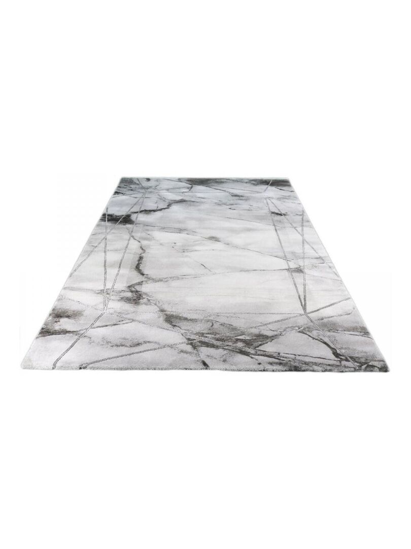 Tapis salon 160x230 MARBLO Gris OEKO TEX idéal pour le salon - Gris - Kiabi - 64.99€