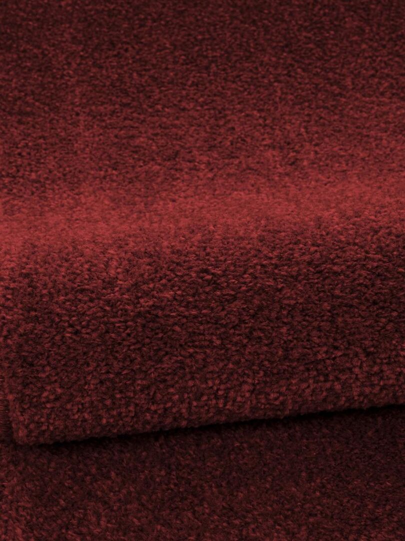 Tapis salon et chambre tissé motif uni SOULA - Rouge - Kiabi - 49.99€