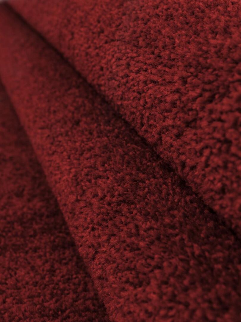 Tapis salon et chambre tissé motif uni SOULA - Rouge - Kiabi - 49.99€