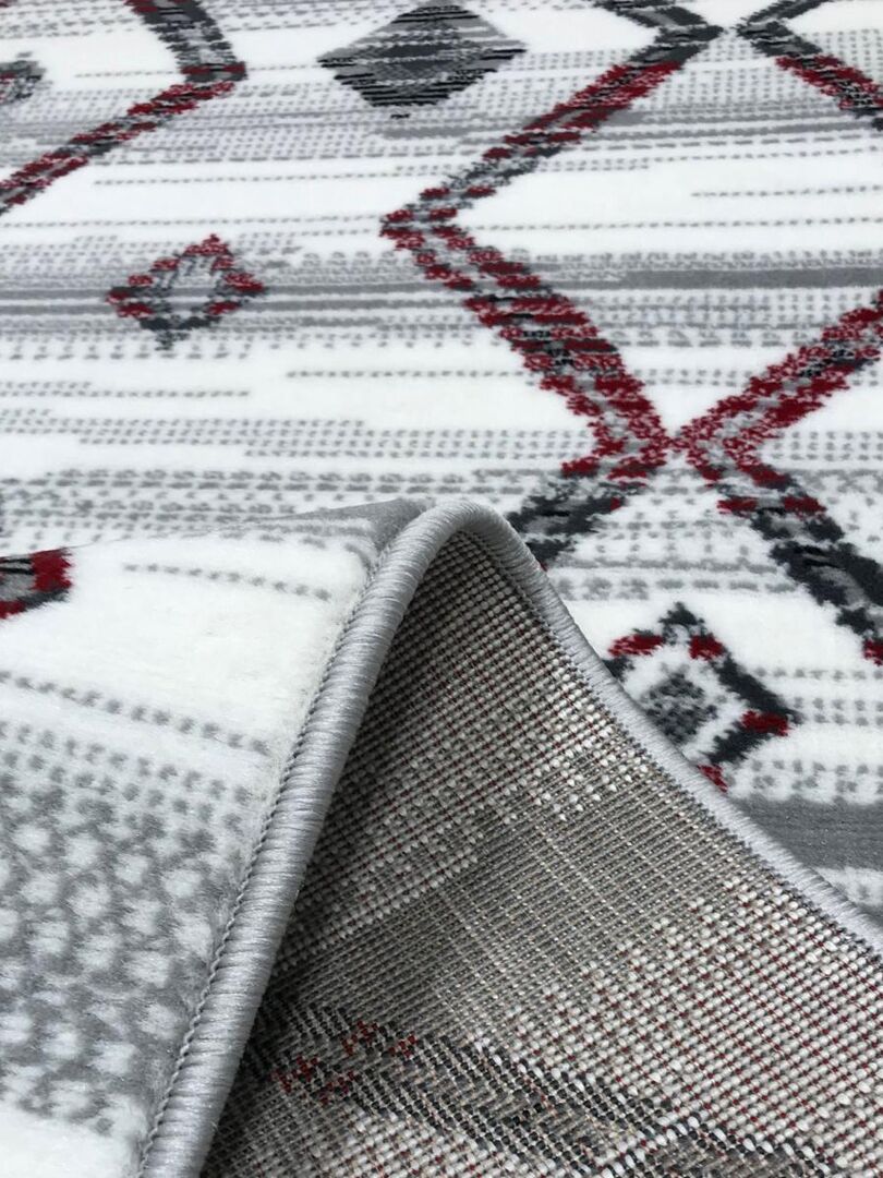 Tapis salon LABER en polypropylène OEKO TEX® Fait en Europe - Gris - Kiabi - 53.99€