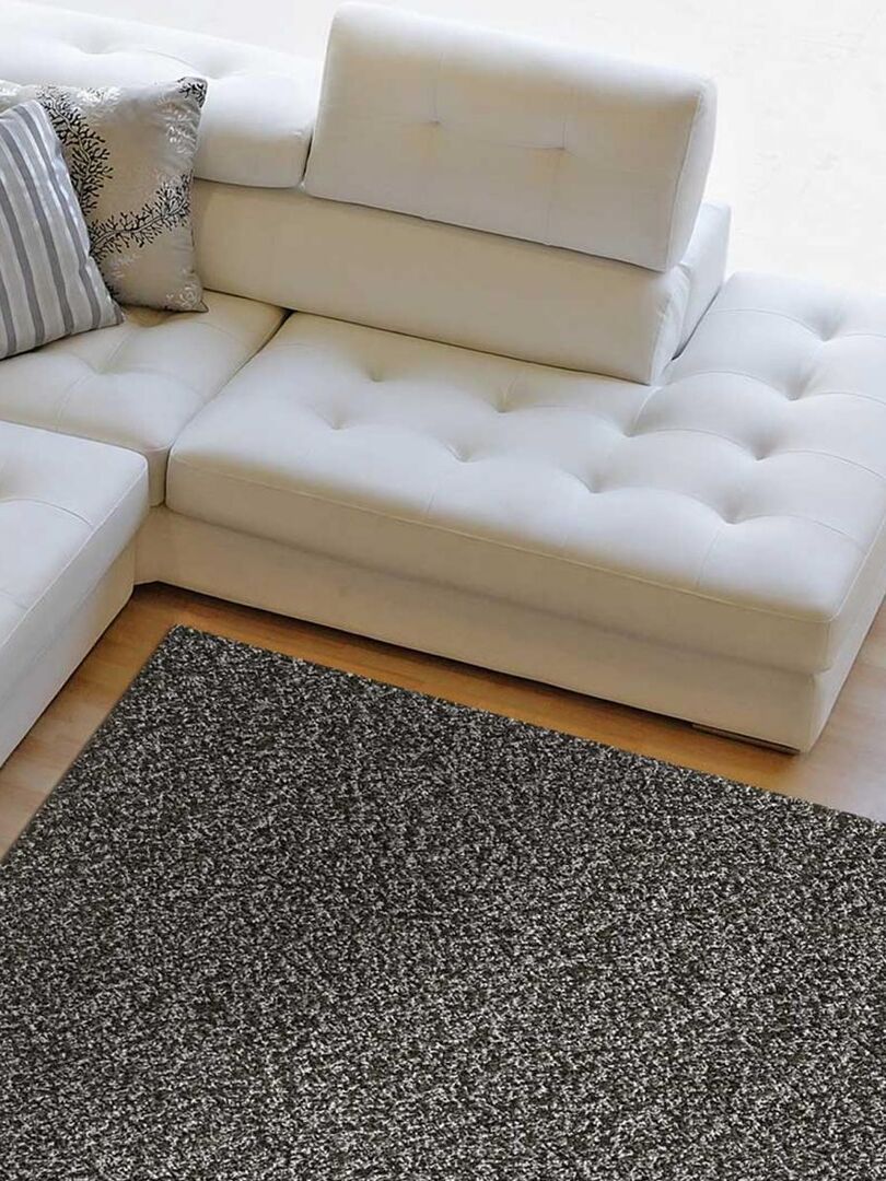 Tapis shaggy 200x290 SG LOCA Gris OEKO TEX idéal pour la salle à manger - Gris - Kiabi - 54.99€