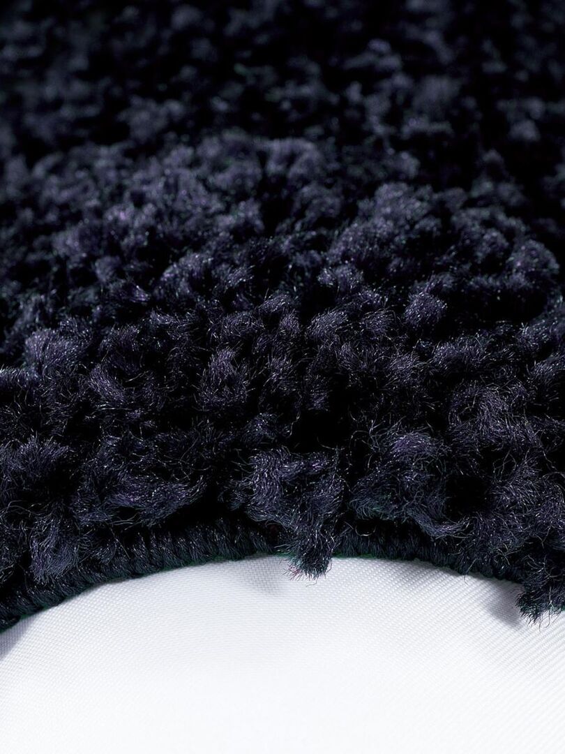 Tapis shaggy BORDURE OEKO-TEX® - Bleu - Kiabi - 52.99€