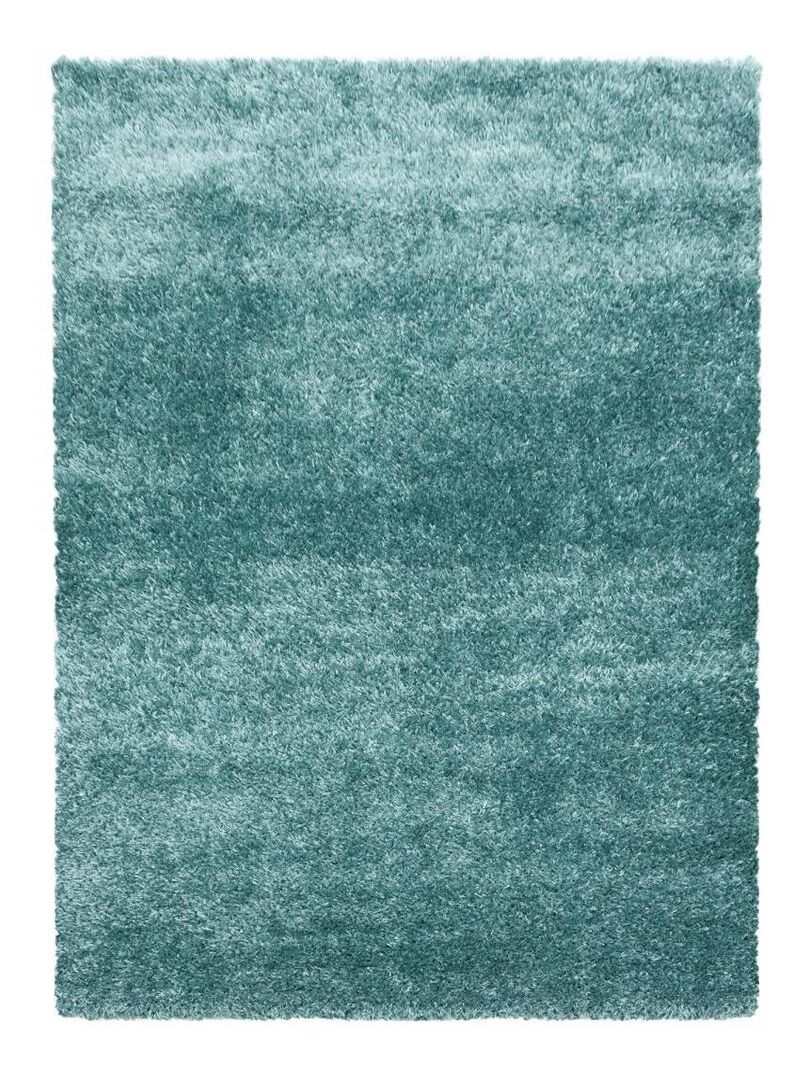 Tapis shaggy UNI A OEKO-TEX® - Bleu - Kiabi - 44.99€