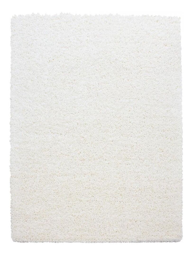 Tapis shaggy UNI C OEKO-TEX® - Ecru - Kiabi - 43.99€