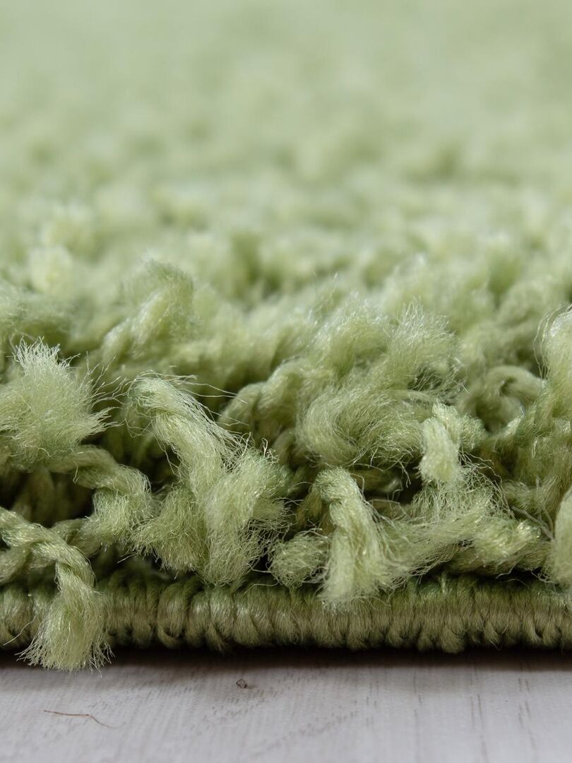 Tapis shaggy UNI C OEKO-TEX® - Vert - Kiabi - 43.99€