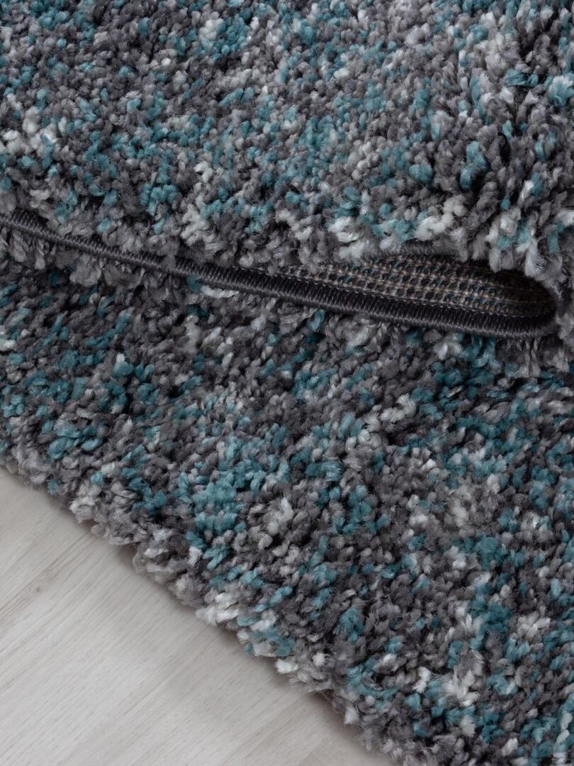 Tapis shaggy UNI D OEKO-TEX® - Bleu - Kiabi - 52.99€