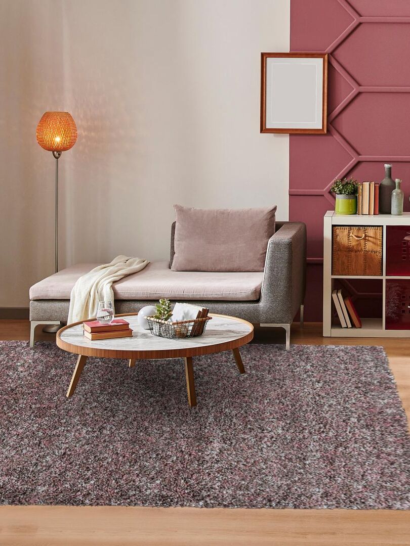 Tapis shaggy UNI D OEKO-TEX® - Rose - Kiabi - 54.99€