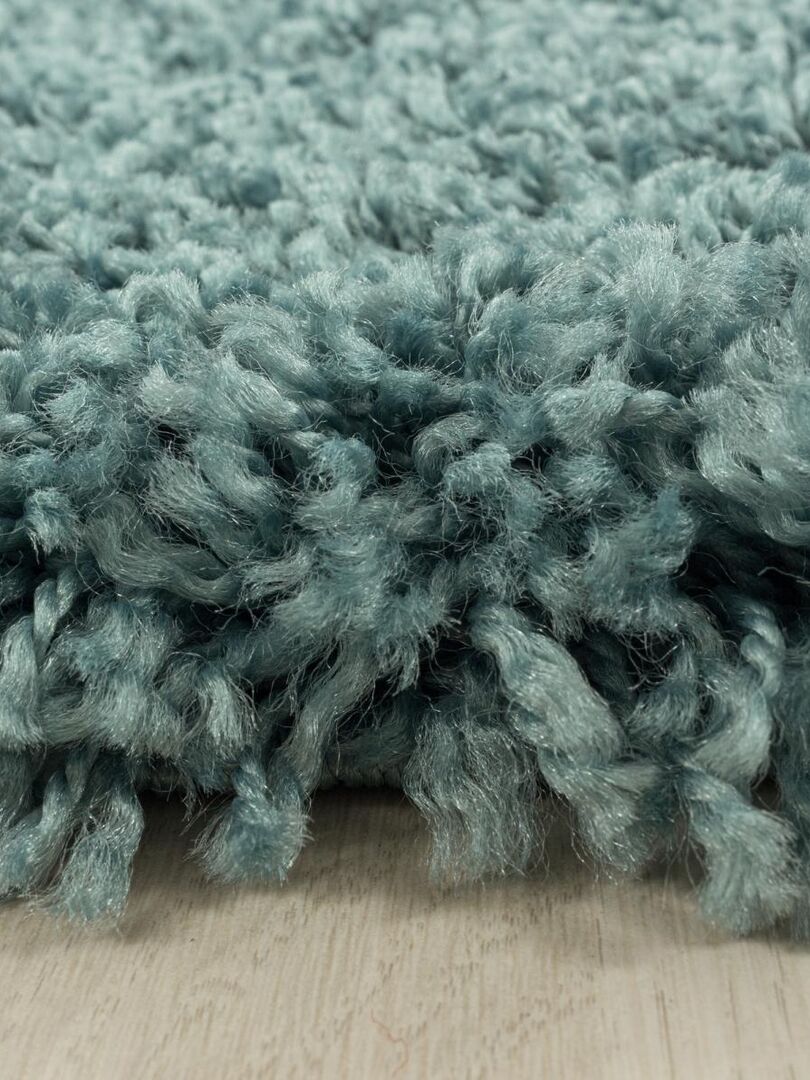 Tapis shaggy UNI I OEKO-TEX® - Bleu - Kiabi - 54.99€