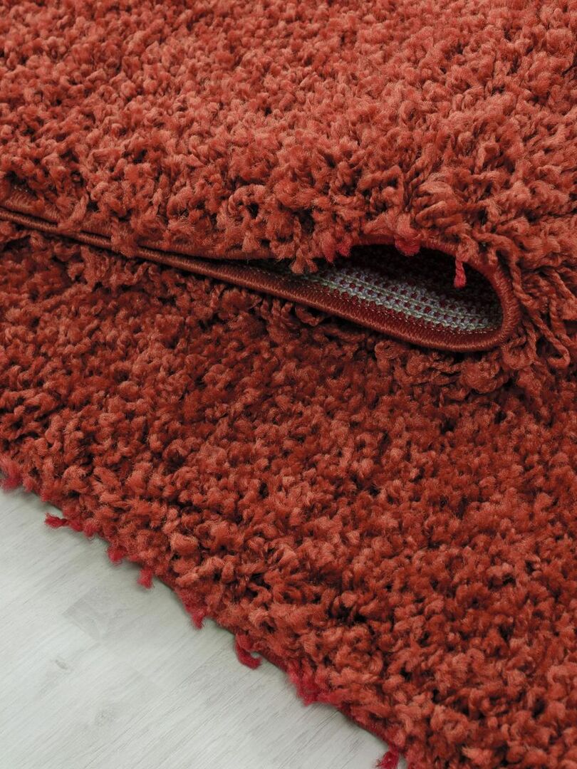 Tapis shaggy UNI L - Orange - Kiabi - 54.99€