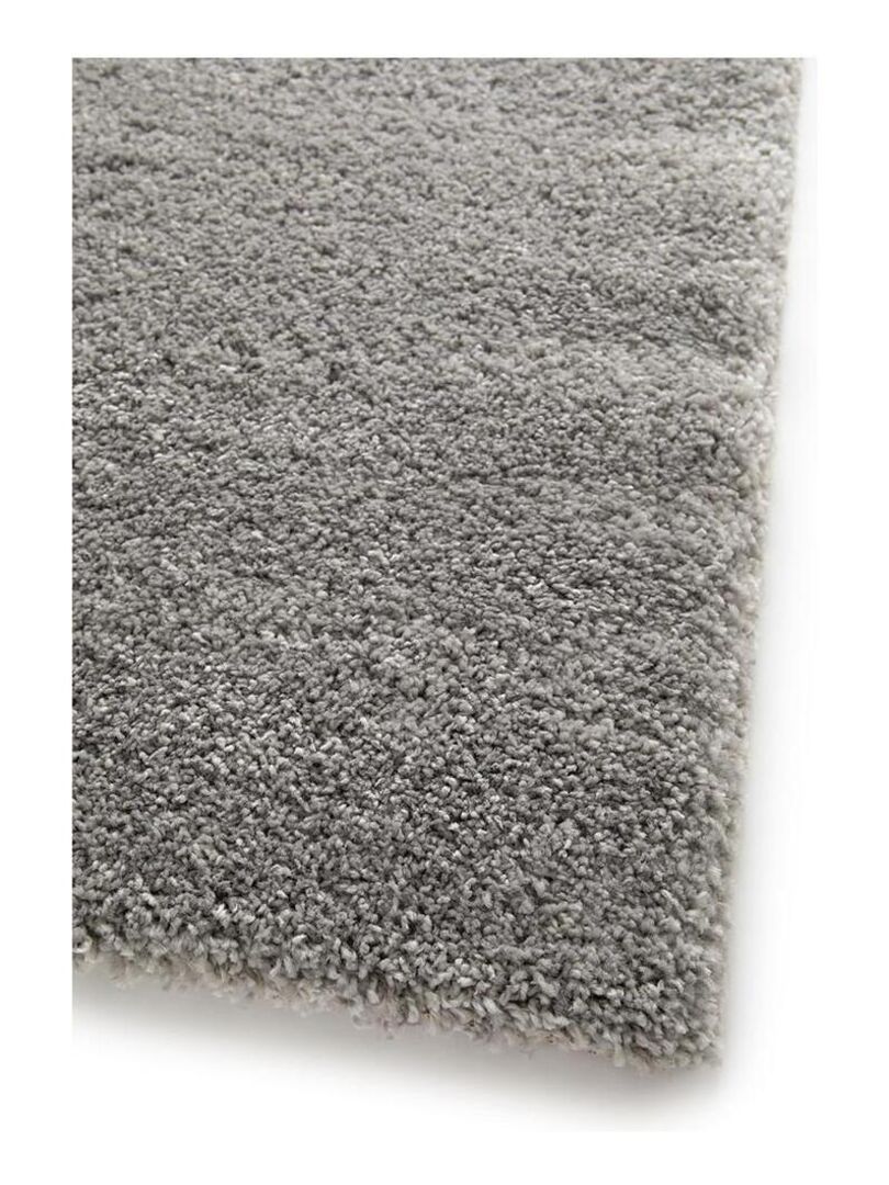 Tapis shaggy uni rectangle Hardin - Gris - Kiabi - 97.64€