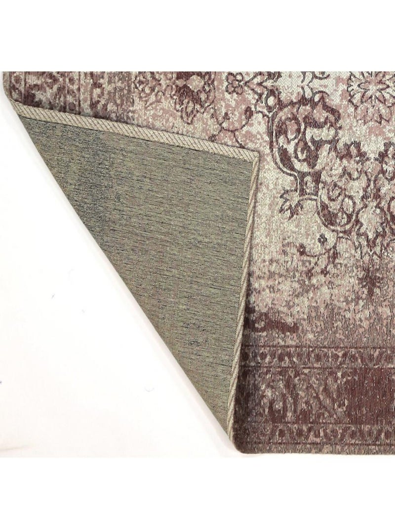 Tapis vintage plat pour intérieur Meda - Noir Rose - 565.90€ - Kiabi