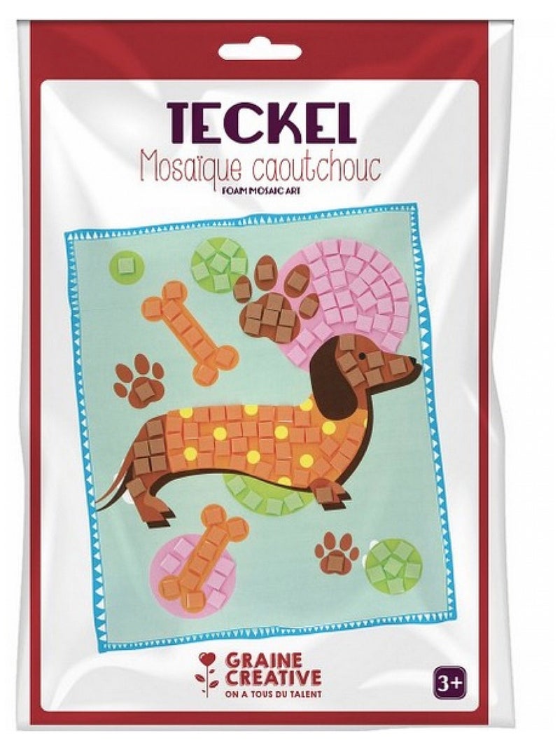 Teckel Mosaique En Caoutchouc - N/A - Kiabi - nu€