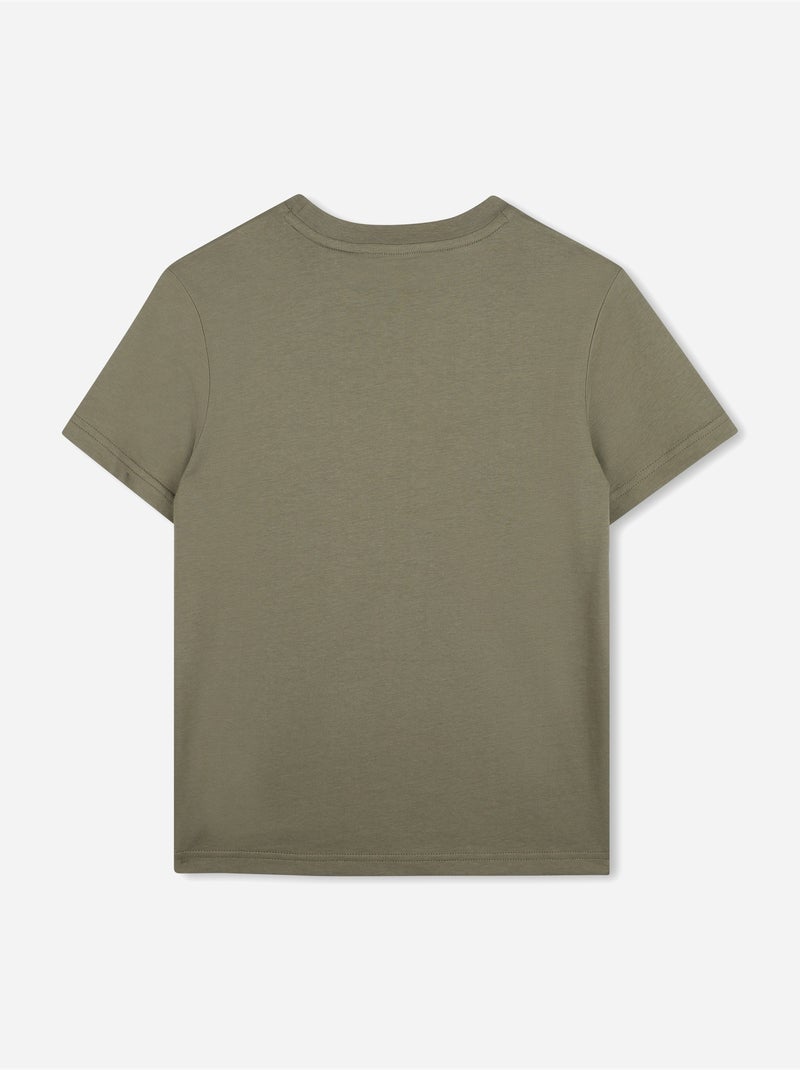 Tee Shirt col rond - Timberland - Vert - Garçon - 20.00€ - Kiabi