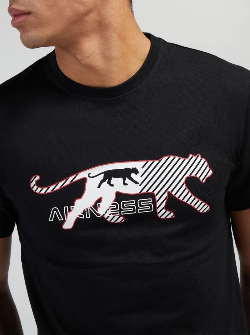 TEE SHIRT DARIO Airness - Noir - 0.00€ - Kiabi