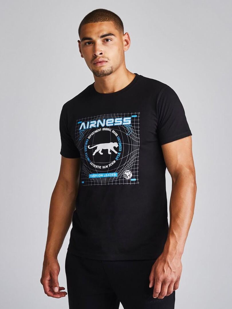 TEE SHIRT DATA Airness - Noir - Kiabi - 19.90€