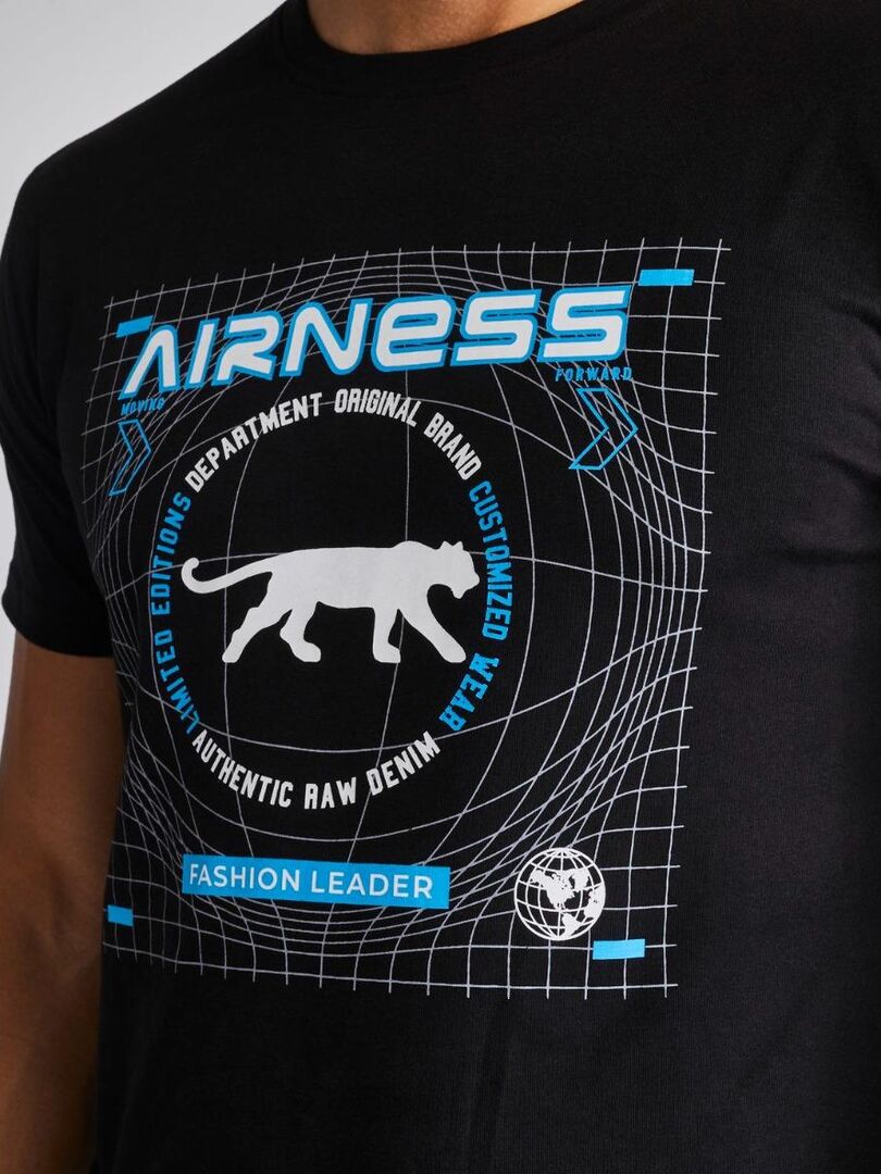 TEE SHIRT DATA Airness - Noir - Kiabi - 19.90€